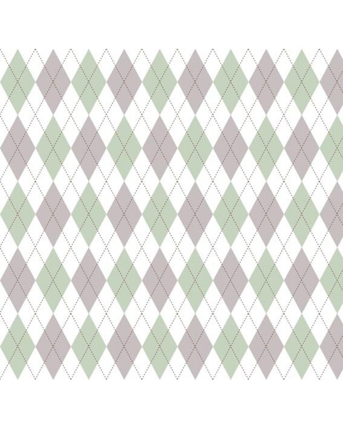 Tecido Tricoline Estampada Trapézio cor 23 (Verde) - Tecidos Caldeira
